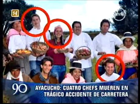 Perú: Tres famosos cheffs murieron en accidente de carretera - Minuto30