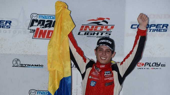 Gabby Chaves a seguir haciendo historia en la Indy Lights. | Minuto30