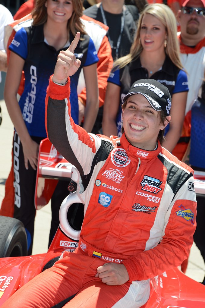 Gabby Chaves, probará los nuevos chasis de la categoría Indy Lights ...