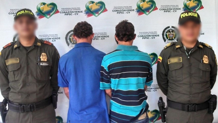 Capturados dos sujetos que eran buscados por el delito de hurto en San Roque | Minuto30