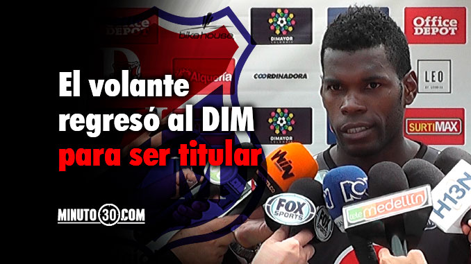 Danilson Córdoba, feliz de volver a Independiente Medellín | Minuto30