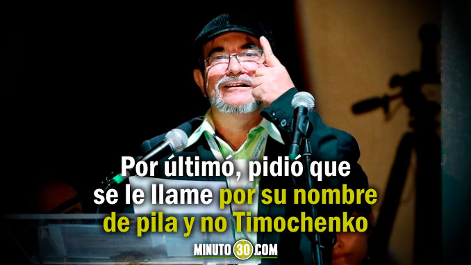 Timochenko dice arrepentirse de no haber entrado antes a la guerrilla ...