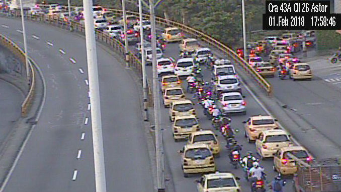 Así está la movilidad en Medellín a esta hora de la tarde del jueves 1 ...