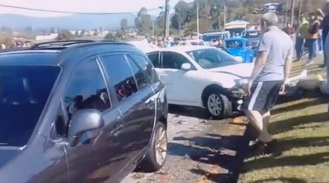 EN VIDEO: Choque múltiple en la autopista Medellín- Bogotá | Minuto30