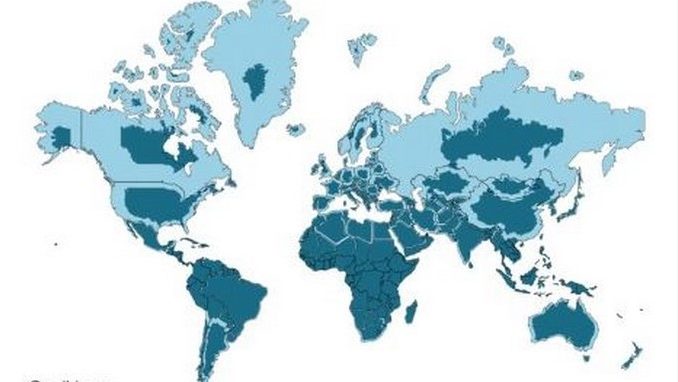 VIDEO: El mapamundi que conocemos “es falso”, así se ve realmente el ...