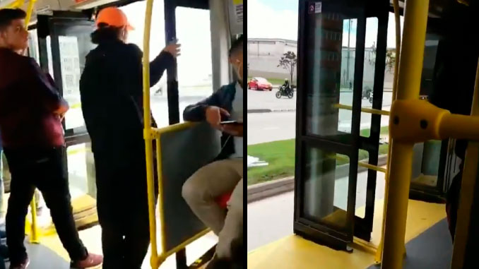 VIDEO: ¿Otro problema en Transmilenio? Bus nuevo hizo un viaje con las ...