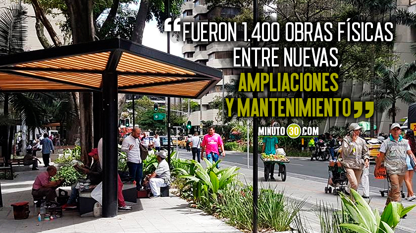Más de mil obras de infraestructura se hicieron en Medellín durante ...