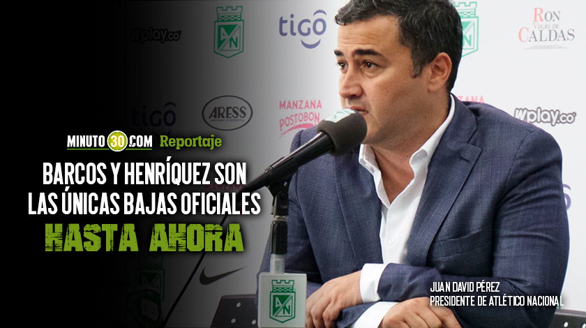 ¿Saldrán más jugadores de Nacional?, Juan David Pérez responde | Minuto30