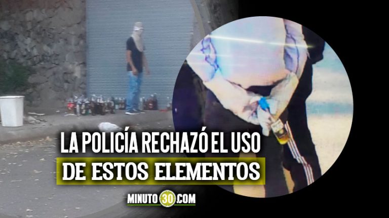 FOTOS: ¡Esas no son gaseosas! Encapuchados en la UdeA alistarían ...