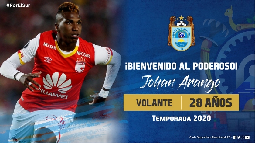 ¡Qué joyita! Johan Arango fue presentado en un club, y a los tres días ...