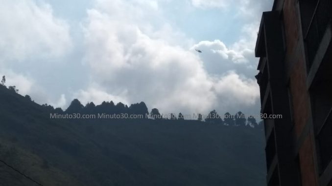 EN FOTOS: Así se veía la bandera del ELN en el cerro de "la Cruz ...