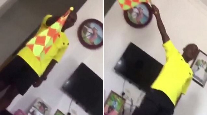 Video: De esta graciosa manera un juez de línea continúa con sus ...