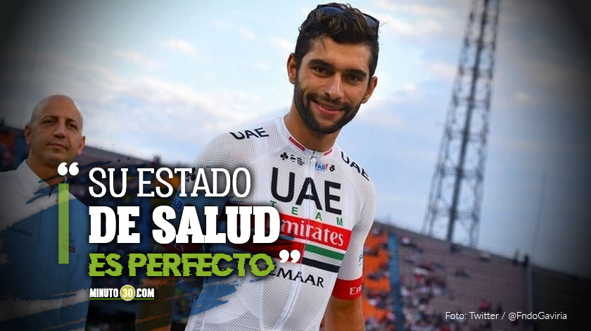 Fernando Gaviria salió bien librado del Coronavirus - Minuto30