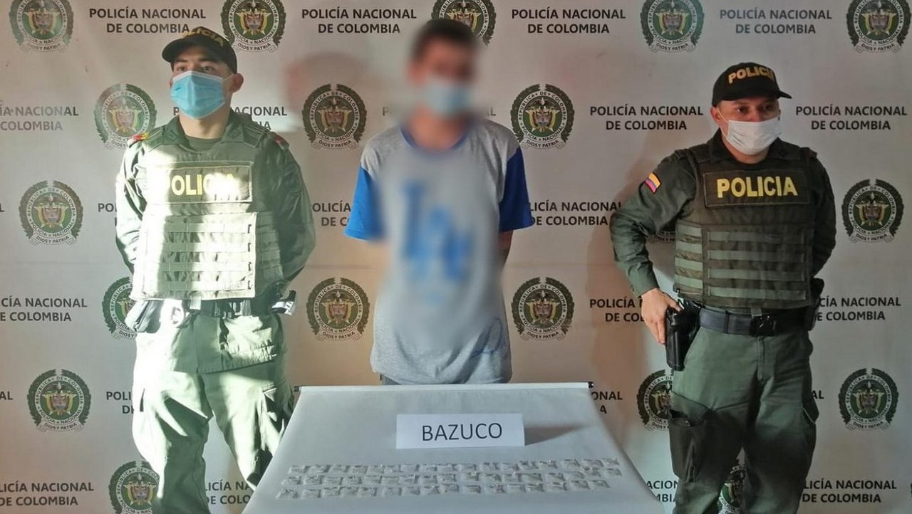 Ya tenía 'listico' el bazuco para su venta, pero lo cogieron en Liborina