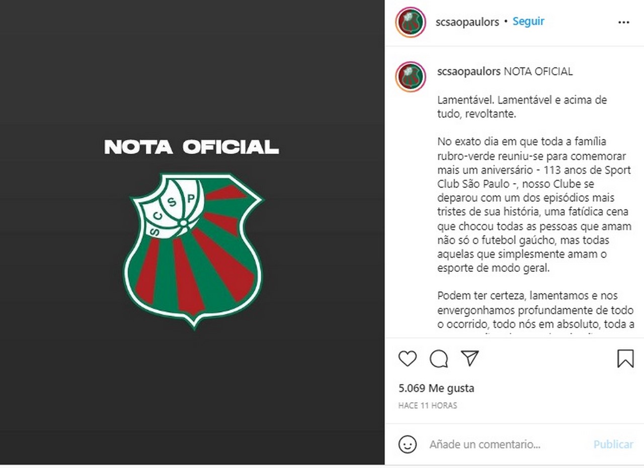 Brutal agresión de futbolista a árbitro