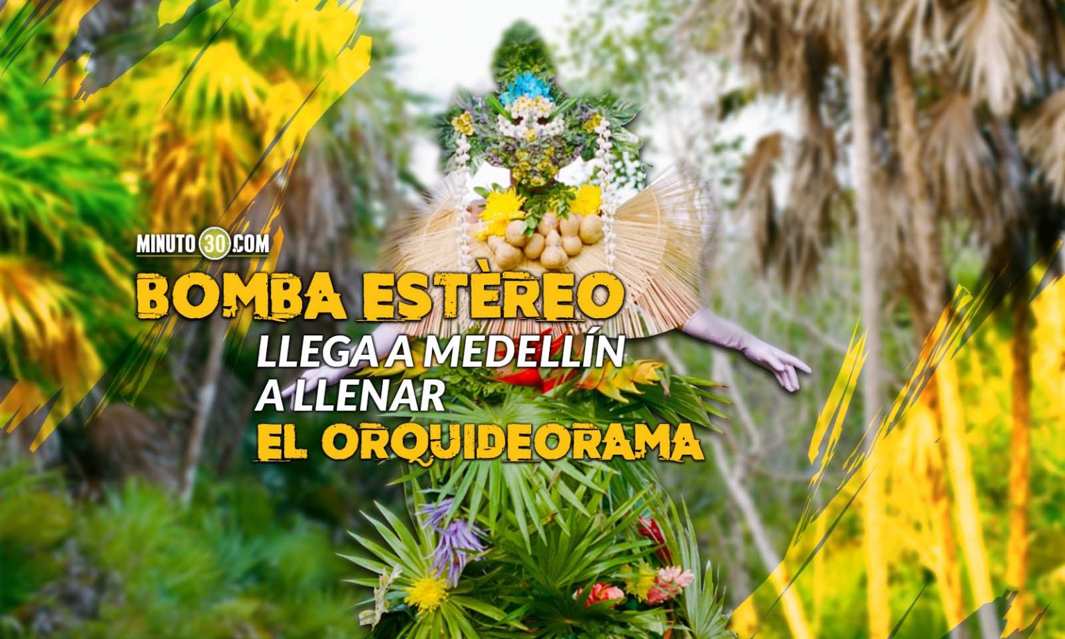 Bomba Estéreo llega a Medellín con show lleno de arte