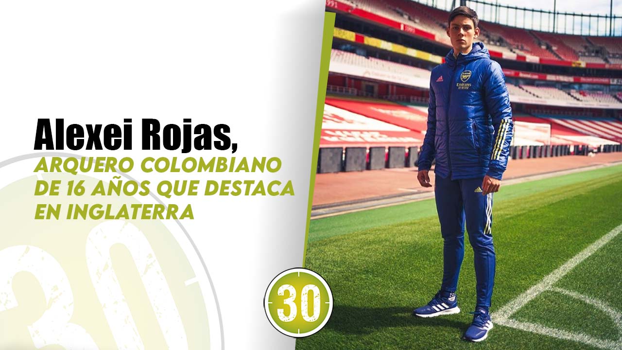 Alexei Rojas a sus 16años destaca como arquero en Inglaterra