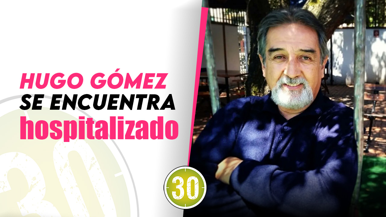 El actor Hugo Gómez sufrió un infarto y está hospitalizado