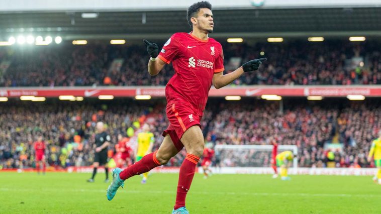 Liverpool de la mano de Luis Díaz, entre los cuatro mejores de Europa