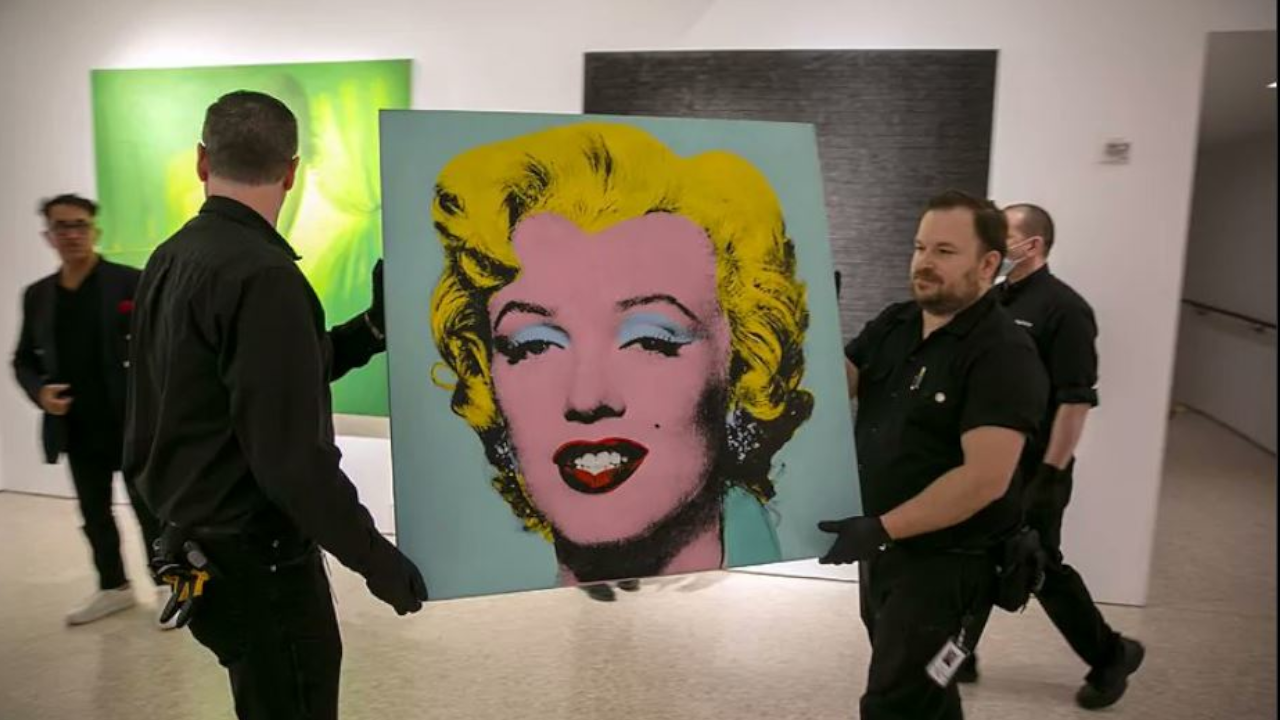 ¡Qué dineral! Subastaron el retrato de Marilyn Monroe que Andy Warhol hizo y esto fue lo que pagaron