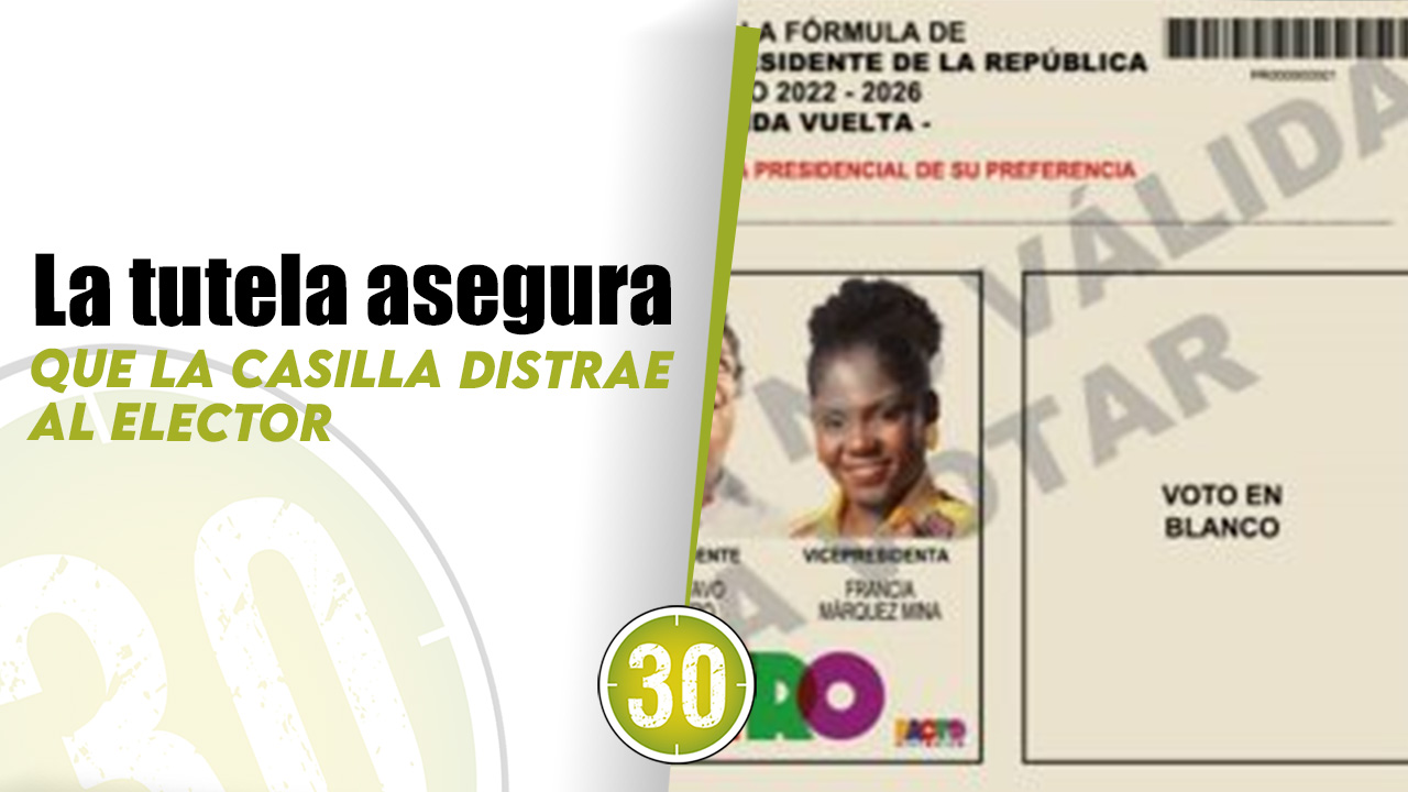 Voto En Blanco Con Tutela Buscan Eliminar La Casilla Del Tarjetón