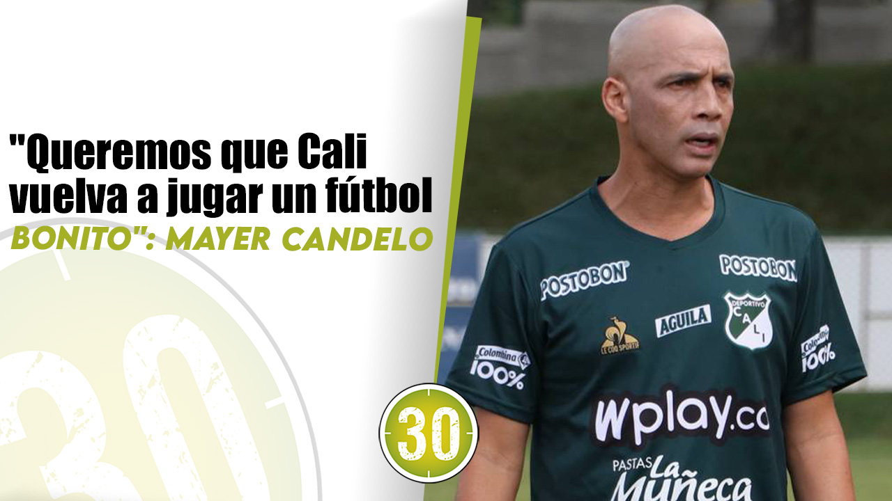 Mayer Candelo fue presentado como nuevo director técnico del Deportivo Cali