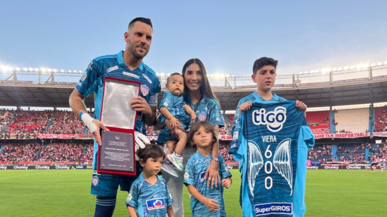 Sebastián Viera, celebra 600 partidos con Junior | Minuto30