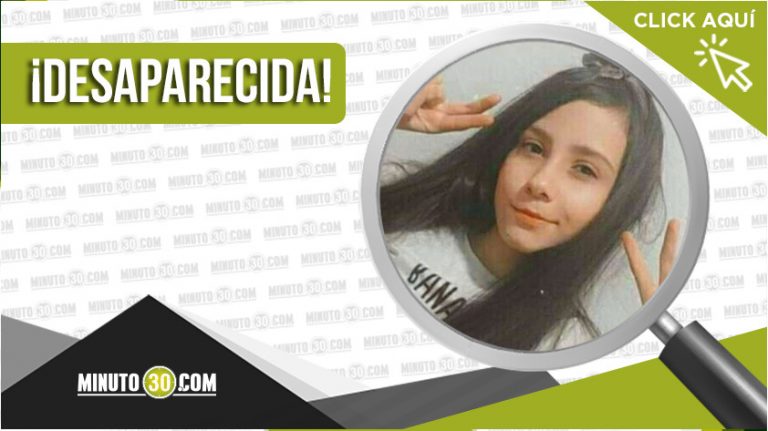 ¿La ha visto? Ana Sofia Ramírez Isaza de 13 años está desaparecida