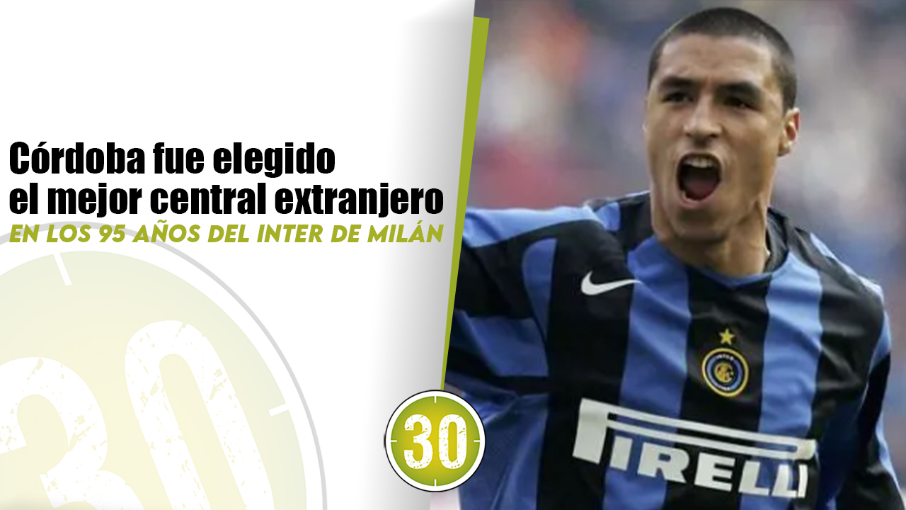 Iván Ramiro Córdoba recibió un nuevo reconocimiento del Inter de Milán
