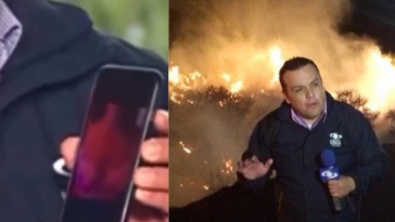 Periodista dio la cara tras mostrar foto sensual desde su celular