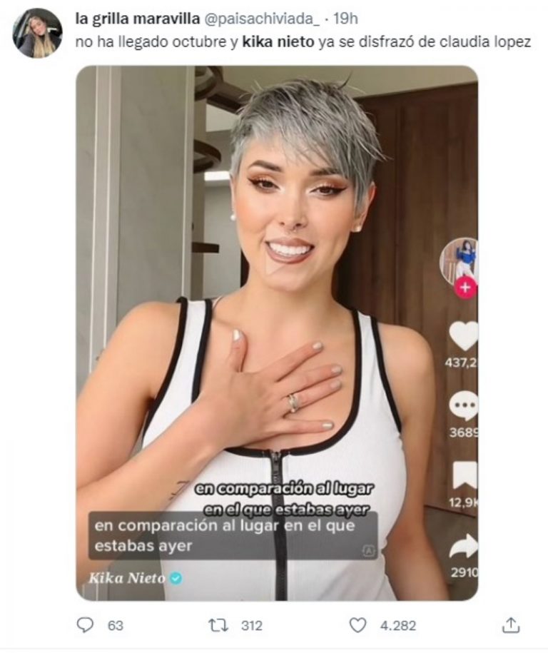 VIDEO. Kika Nieto mostró su nuevo cambio de look y la comparan con ...