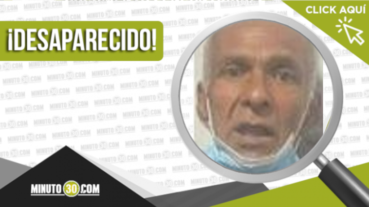 John Jairo Cardona de 63 años está desaparecido