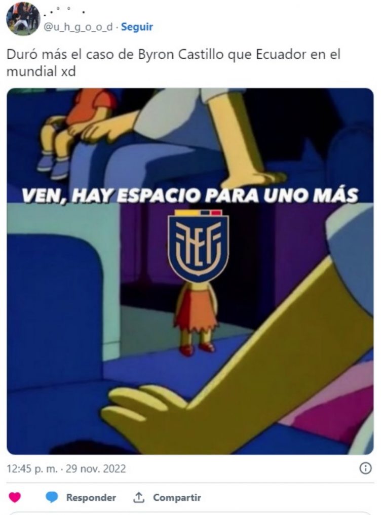[FOTOS] A Ecuador lo mandaron para la casa, memes tras la eliminación ...