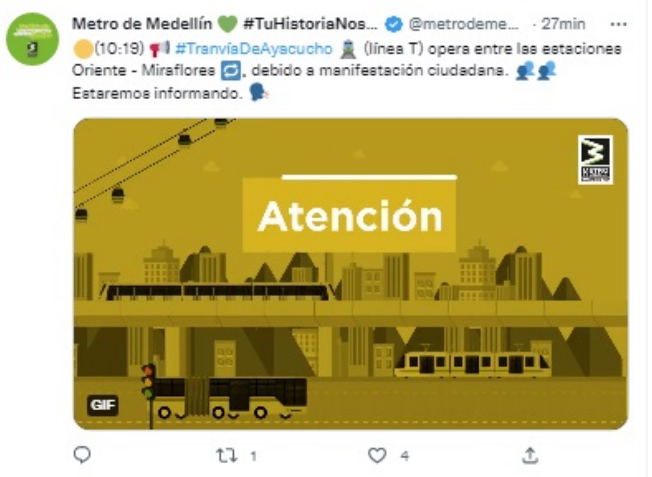 Líneas del Metro de Medellín afectadas por manifestaciones – Casper The Friendly Ghost