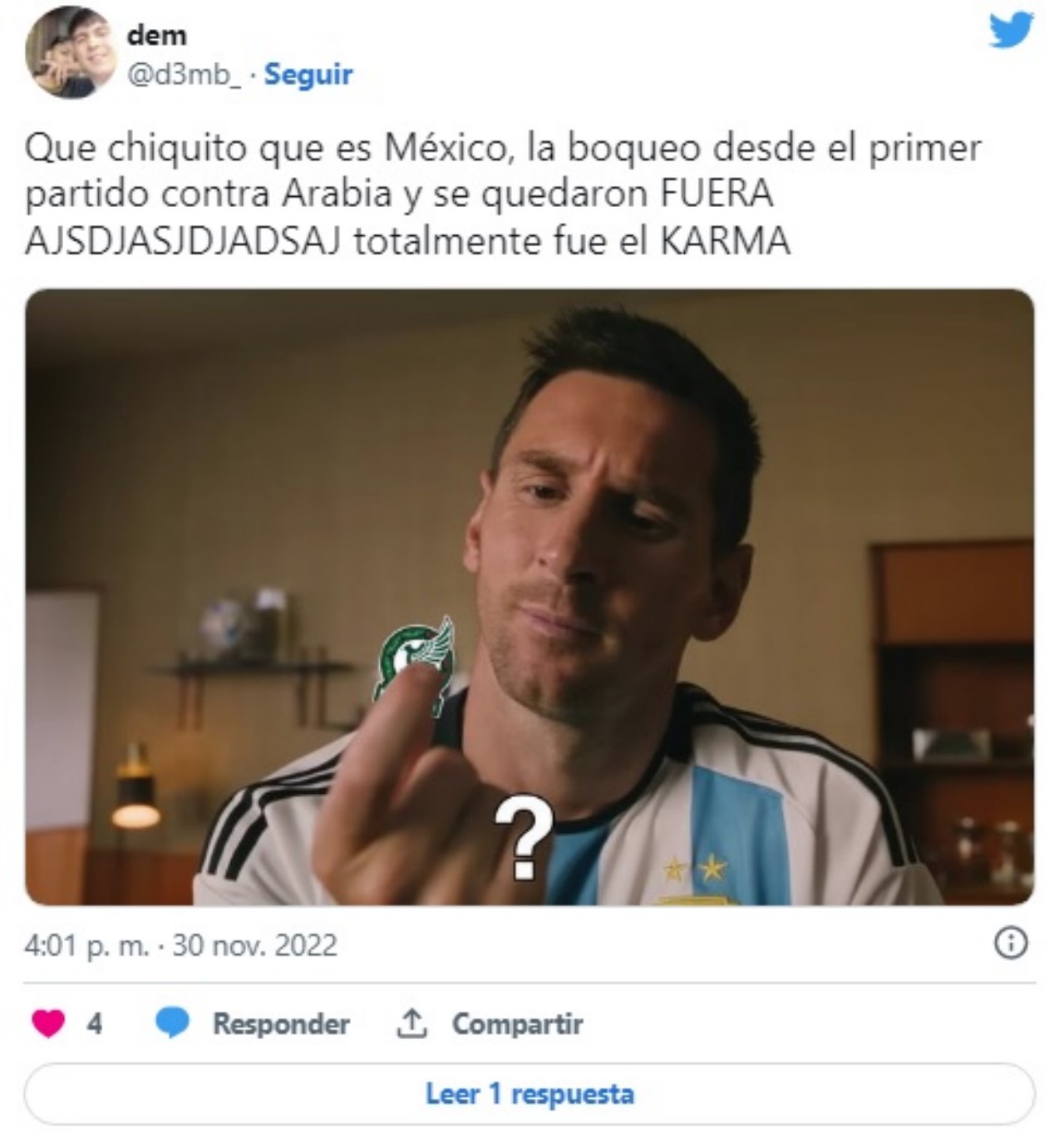 México fuera del Mundial, con memes le dieron el adiós al sueño