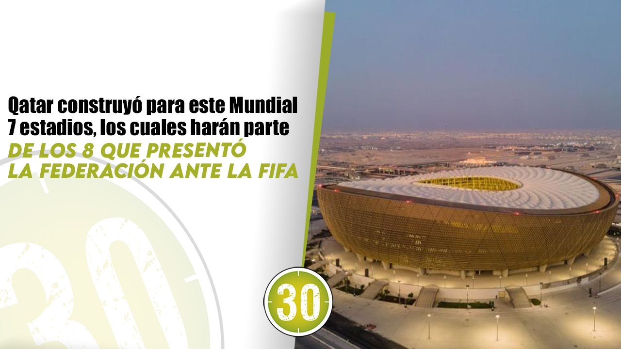 Mundial de Qatar 2022: conozca los ocho estadios donde se disputarán ...