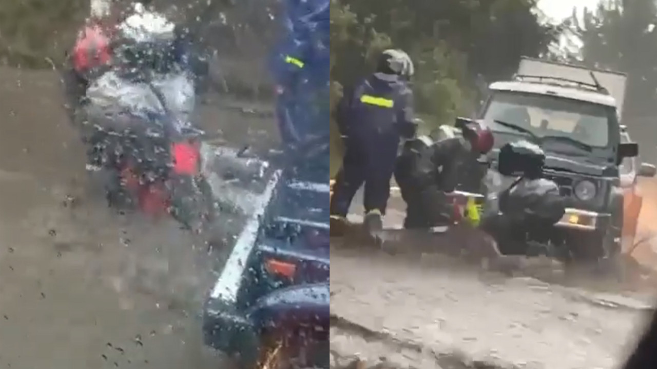 [VIDEO] Mujer murió ahogada por corriente de agua en la vía La Calera ...