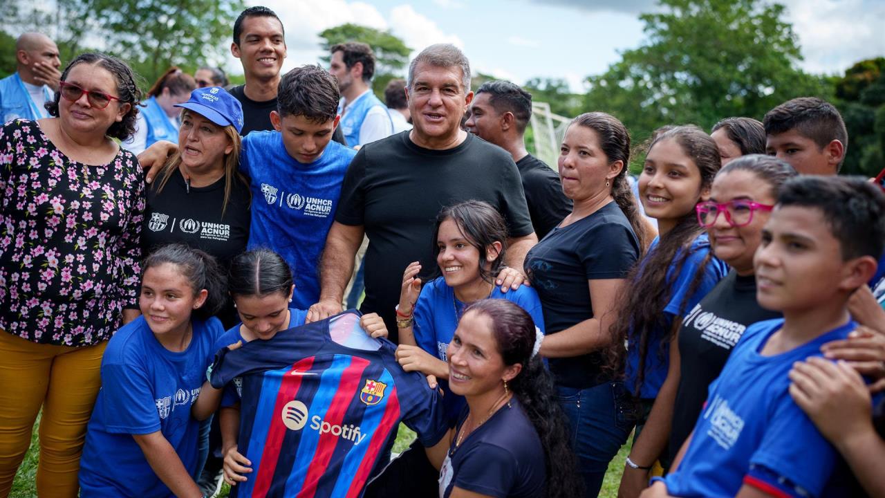 FOTOS: Barcelona y Acnur buscan visibilizar la crisis en frontera ...