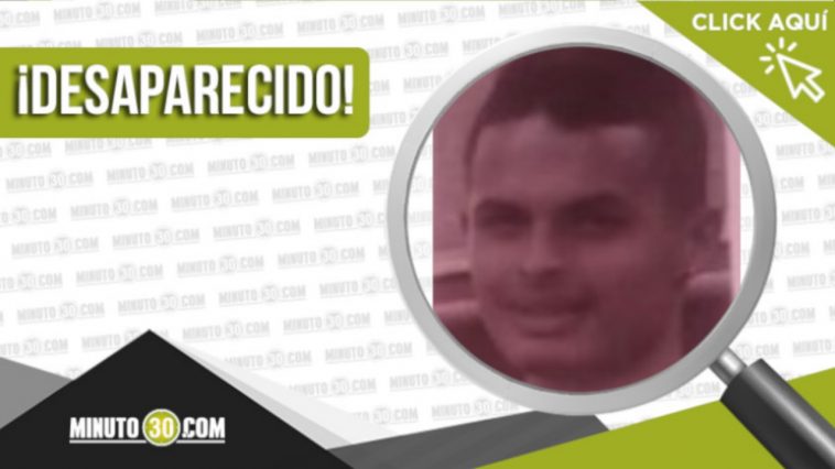 Luis Felipe Martínez Ocampo de 29 años está desaparecido