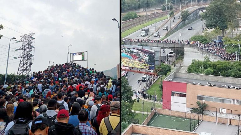 [FOTOS] ¡Impresionante! Así eran las filas para ingresar al Metro de ...