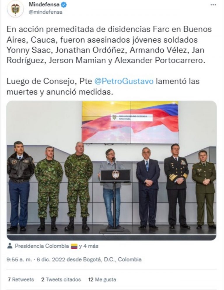 Emboscada en el Cauca: 7 soldados muertos y 7 soldados heridos | Minuto30