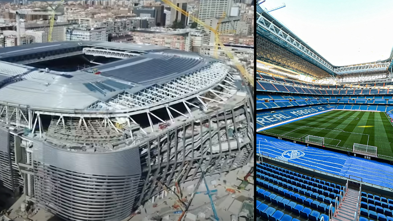 Estadio Santiago Bernabéu: así va su progreso