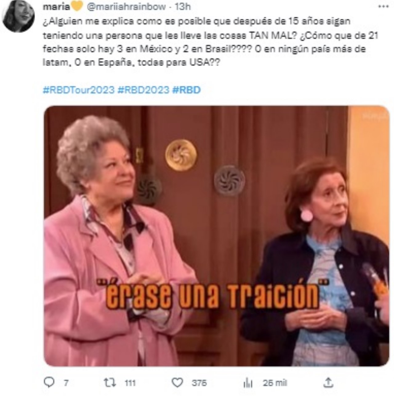 "Prefirieron a los 'gringos'": memes luego que RBD anunciara que no ...