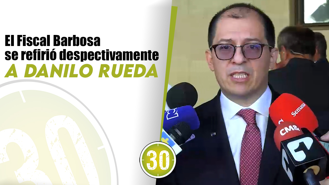 [VIDEO] La “ninguneada” del Fiscal al Comisionado de Paz
