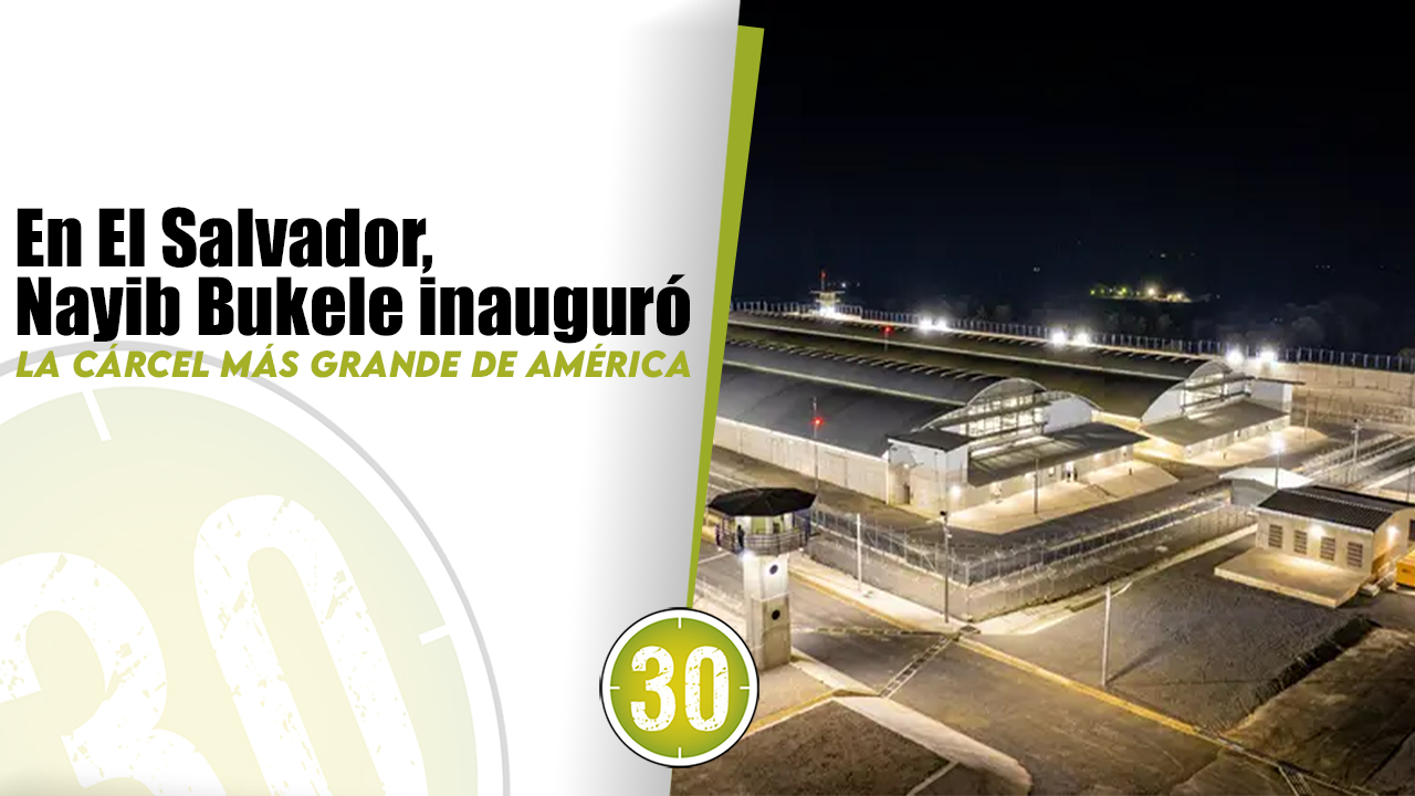 [Video] En El Salvador, Nayib Bukele inauguró la cárcel más grande de ...