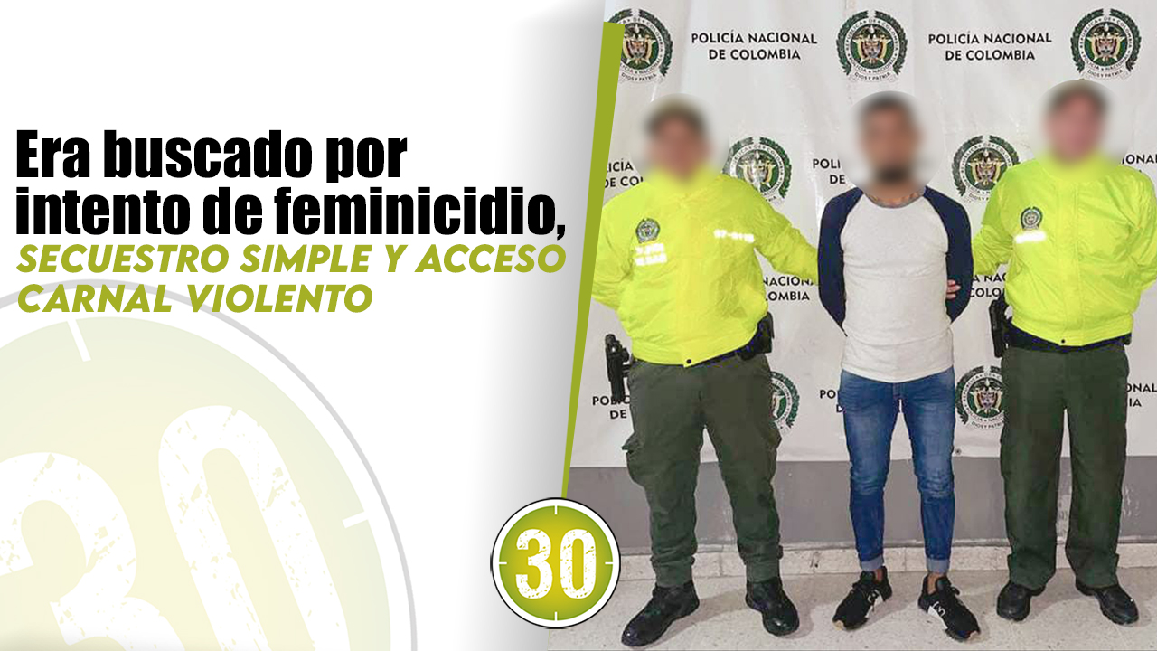 Era buscado por intento de feminicidio, secuestro simple y acceso ...