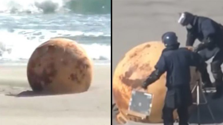 [FOTOS] ¿Ellos están aquí? La curiosa bola gigante que apareció en una ...