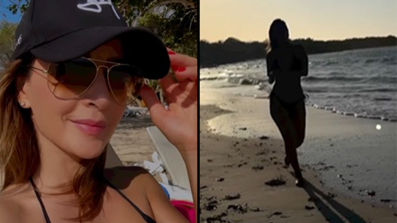 [VIDEO] Carmen Villalobos más feliz y hermosa que siempre, sorprendió con sensual baile en la playa