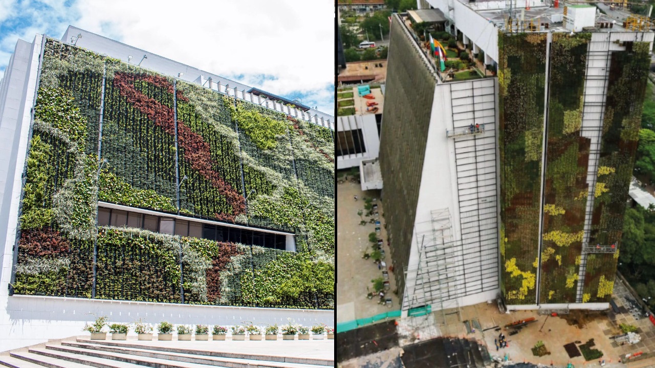 [FOTOS] ¡Qué belleza!, así está quedando el jardín vertical del ...