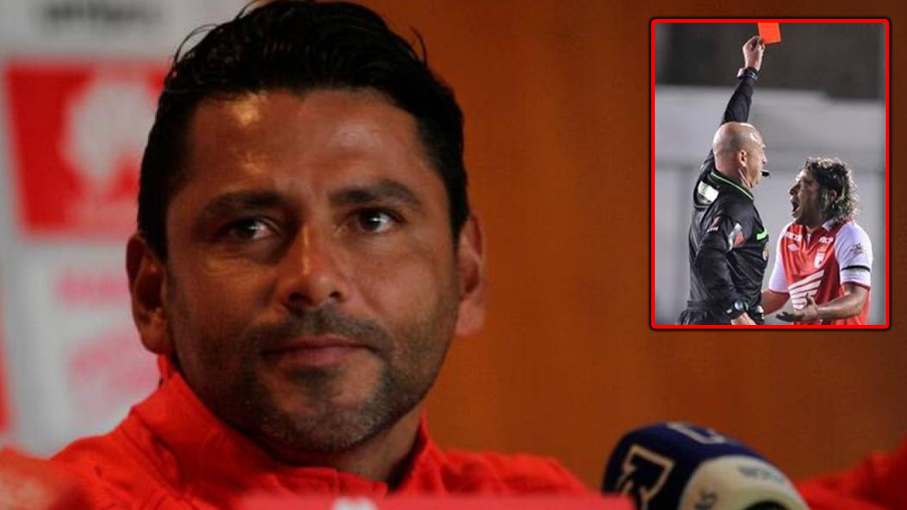 Gerardo Bedoya fue expulsado con Santa Fe: ¿cuántas rojas lleva?